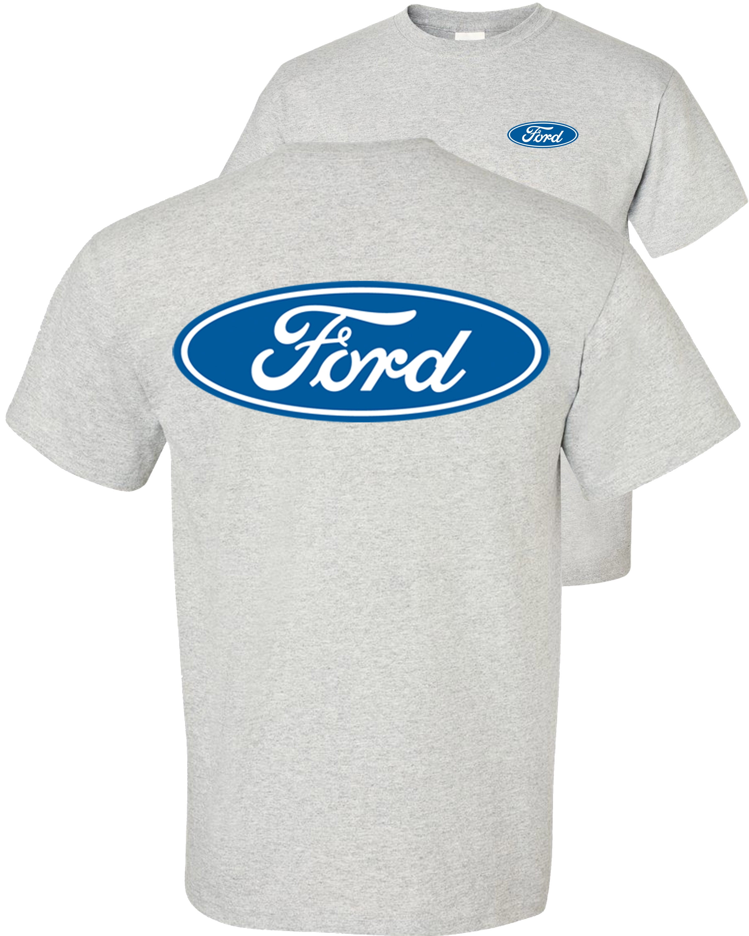 Fair Game Ford Oval Logo T-Shirt F&B, ford graphic tee-Ash-M - Walmart.com
