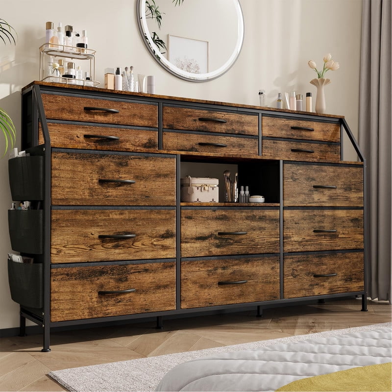 Click here for Tropow Dresser For Bedroom With 14 Drawers  55 W D... prices