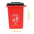 4Pcs Mini Trash Cans Model Kids Trash Cans Sorting Garbage Cans ... 4Pcs Mini Trash Cans Model Kids Trash Cans Sorting Garbage Cans ...