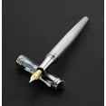 Xezo Xezo Maestro® 925 Sterling Silver Fountain Pen (Fine Nib) - Black ...