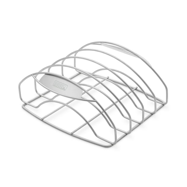 Weber 7648 Stainless Steel Rib Rack - Walmart.com