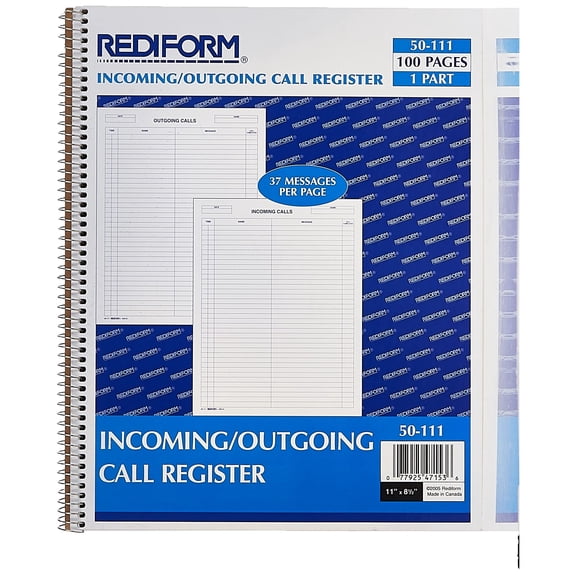 Spiralbound Proposal Form Book, Two-Part Carbonless, 8.5 X 11, 1/page ...