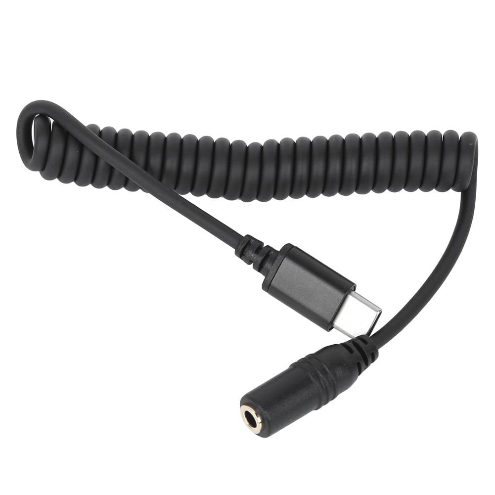 Cable adaptador de resorte para teléfono y micrófono, Cable de conexión ...