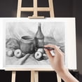 ANNECOSK Compressed Graphite, Square Drawing Charcoal Graphite Sticks ...