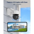 ZOSI C291 4 x 2.5K 4MP Wireless Battery Security Camera Outdoor, Solar ...