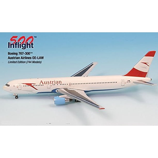 Austrian Airways OE-Law 767-300ER Modelo de avión en miniatura Metal ...
