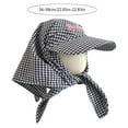 Quick Drying Sport Hat Trucker Hat Checkered Baseball Hat Embroidery ...