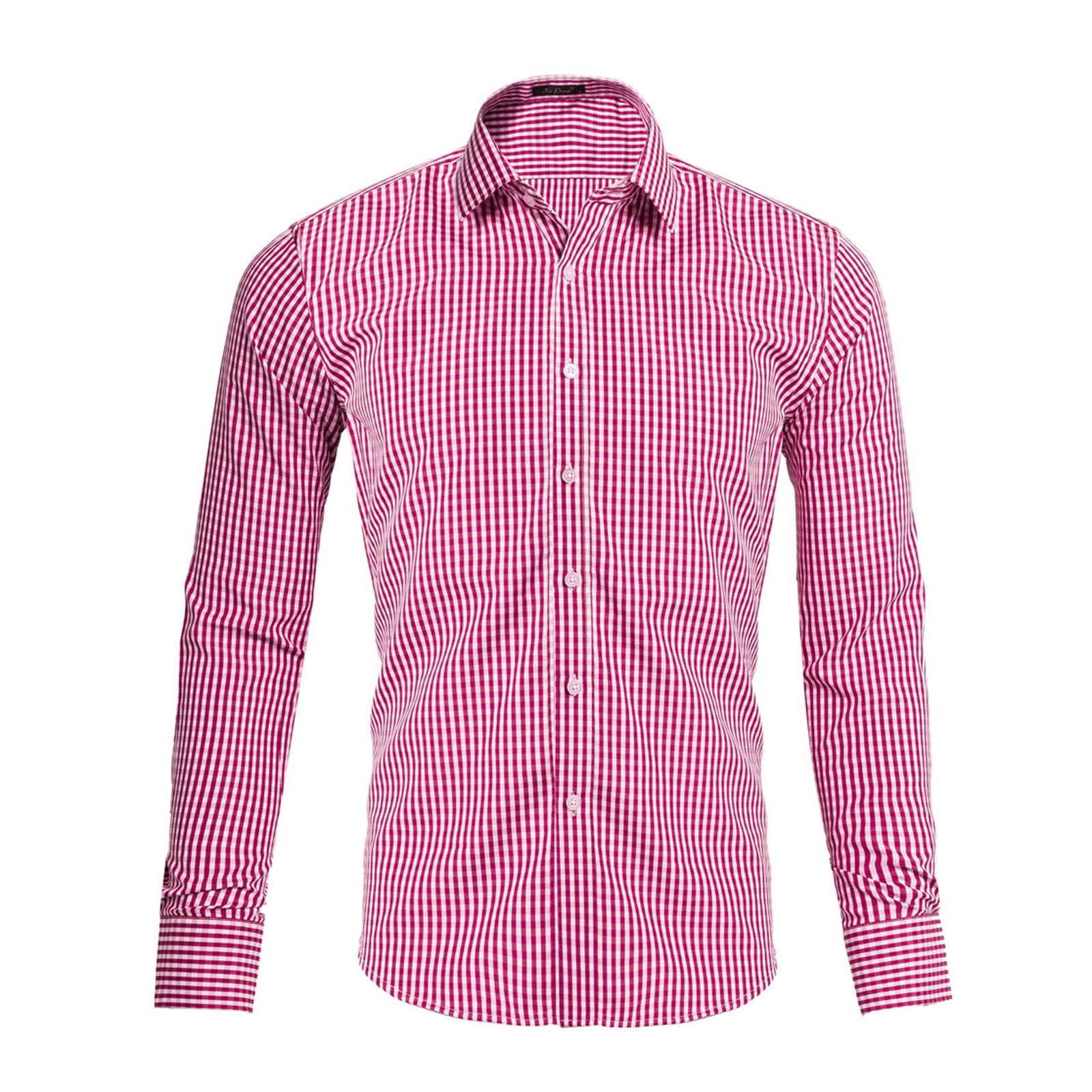 Click here for Aherbiu Dress Shirts For Men Button Down Lapel Col... prices