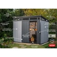 Keter Artisan 9x7 Foot Large Outdoor Shed for Backyard & Garden Storage ...