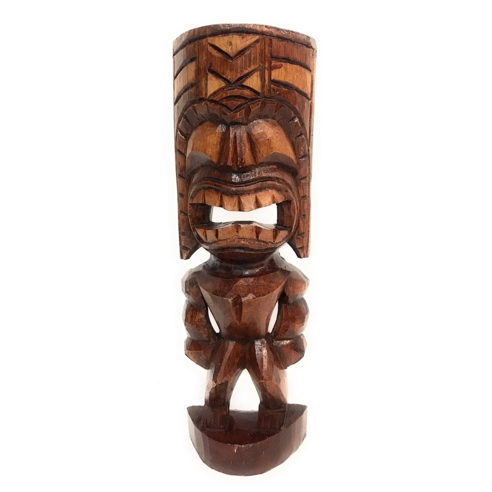 Big Kahuna Tiki 12" - Golden Oak Finish - Tiki Trophies | #bag15027e30 ...