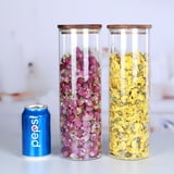 KKC Tall Glass Spaghetti Container Storage Jar,Sealed Pasta Holder ...