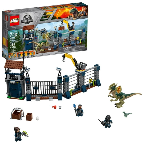 LEGO Jurassic World Dilophosaurus Outpost Attack 75931 - Walmart.com ...