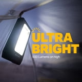 LUXPRO Bright 500 Lumen Rechargeable Magnetic Power Bank Palm Light ...