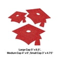 Red Mortarboard Graduation Cutouts, 12 pk - Walmart.com