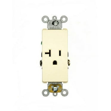 Leviton 5050 Single-Surface Replacement Range Receptacle, 3 Wire ...