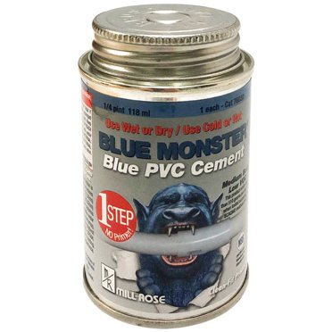 T CHRISTY ENTERPRISES RH-RHBV-HP 8OZ VOC Blue PVC Cement - Walmart.com