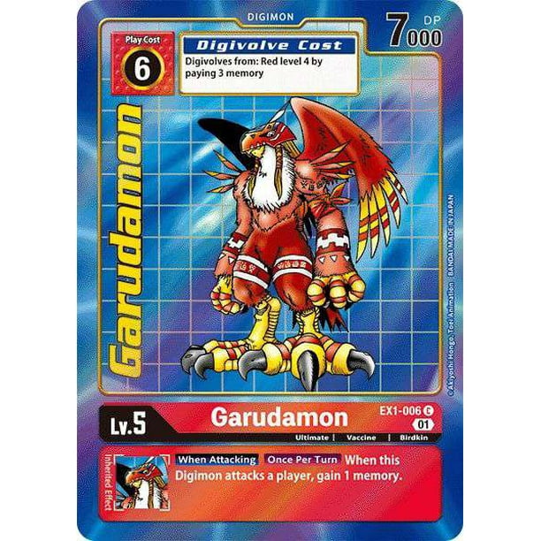 Digimon Classic Collection Common Garudamon EX1-006 (Alternate Art ...
