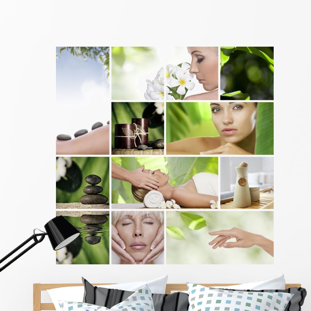 Collage Wall Mural by Wallmonkeys Peel and Stick Graphic (48 in H x 48 ...