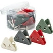 Corner Paper Clip,Triangle Book Page Corner Clips, Bookmark for Reading ...