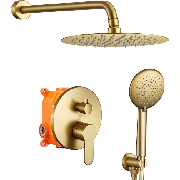 Shower System Wall Mounted Shower Set For Bathroom High Pressure 10