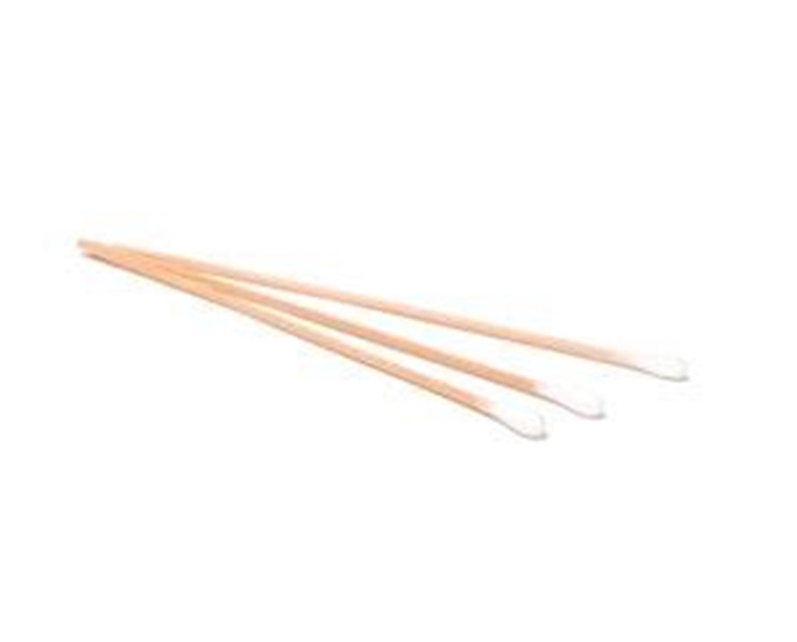 Pro Advantage Cotton-Tipped Wood Applicator, Sterile, Box of 100 ...