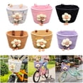 Bicycles Front Handlebar Basket Boys Girls Bike Basket Replacement Soft ...