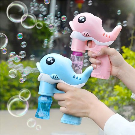 Dolphin Bubble Gun Soap Bubble Machine Automatic Blow Bubble Maker for ...