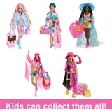 Barbie Extra Fly Travel Doll with Beach Fashion and Accessories ...