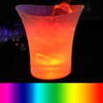 2X 5L Waterproof Plastic LED Ice Bucket, Bars Nightclubs LED Light Up ...