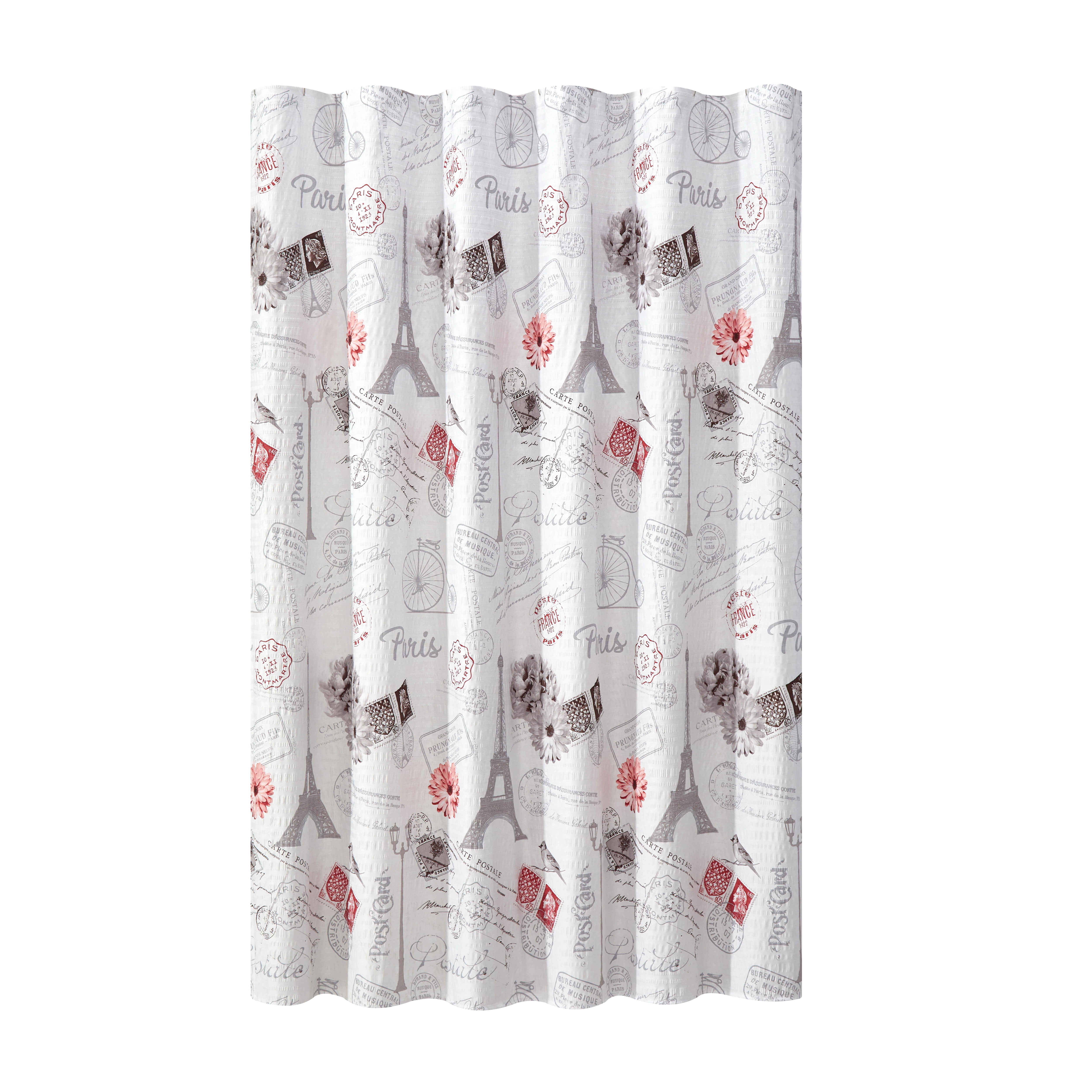 Mainstays 14 Piece Paris Shower Set with Liner - Walmart.com