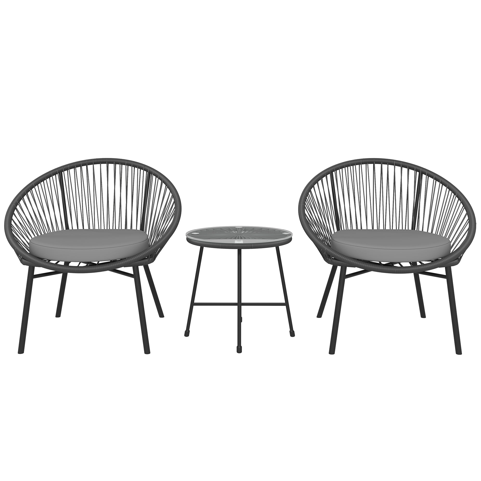 Click here for Outsunny 3 Piece Wicker Patio Furniture  Acapulco... prices