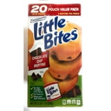 Entenmann's Little Bites Chocolate Chip Muffins, 20 Pouches, 80 Muffins ...