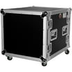 Sound Town 14U PA DJ Rack/Road Case with 11U Slant Mixer Top, 20 ...