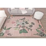 Rugs America Hanna VA40D Rose Garden Pink Floral Transitional Pink Area ...