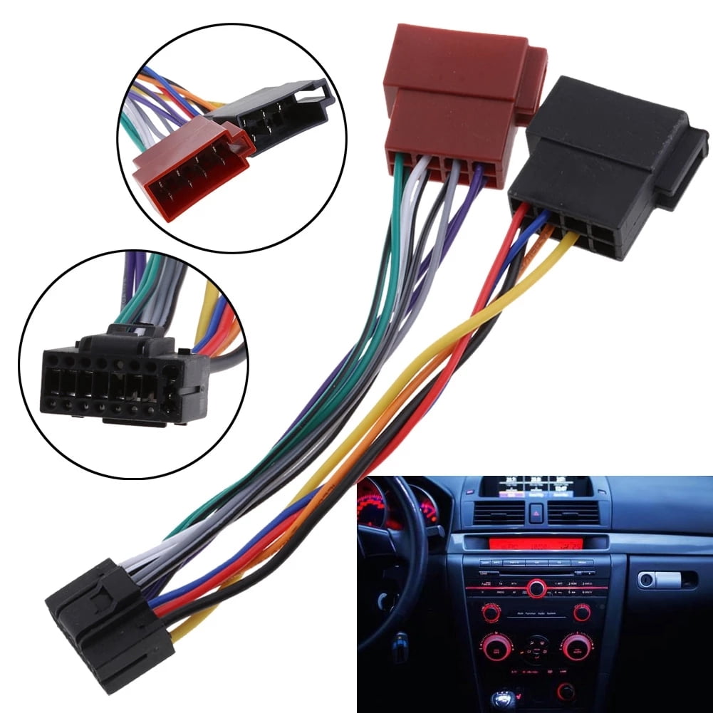 Mini Car & Truck Wiring Harnesses, Cables & Connectors 20-Pin ISO ...