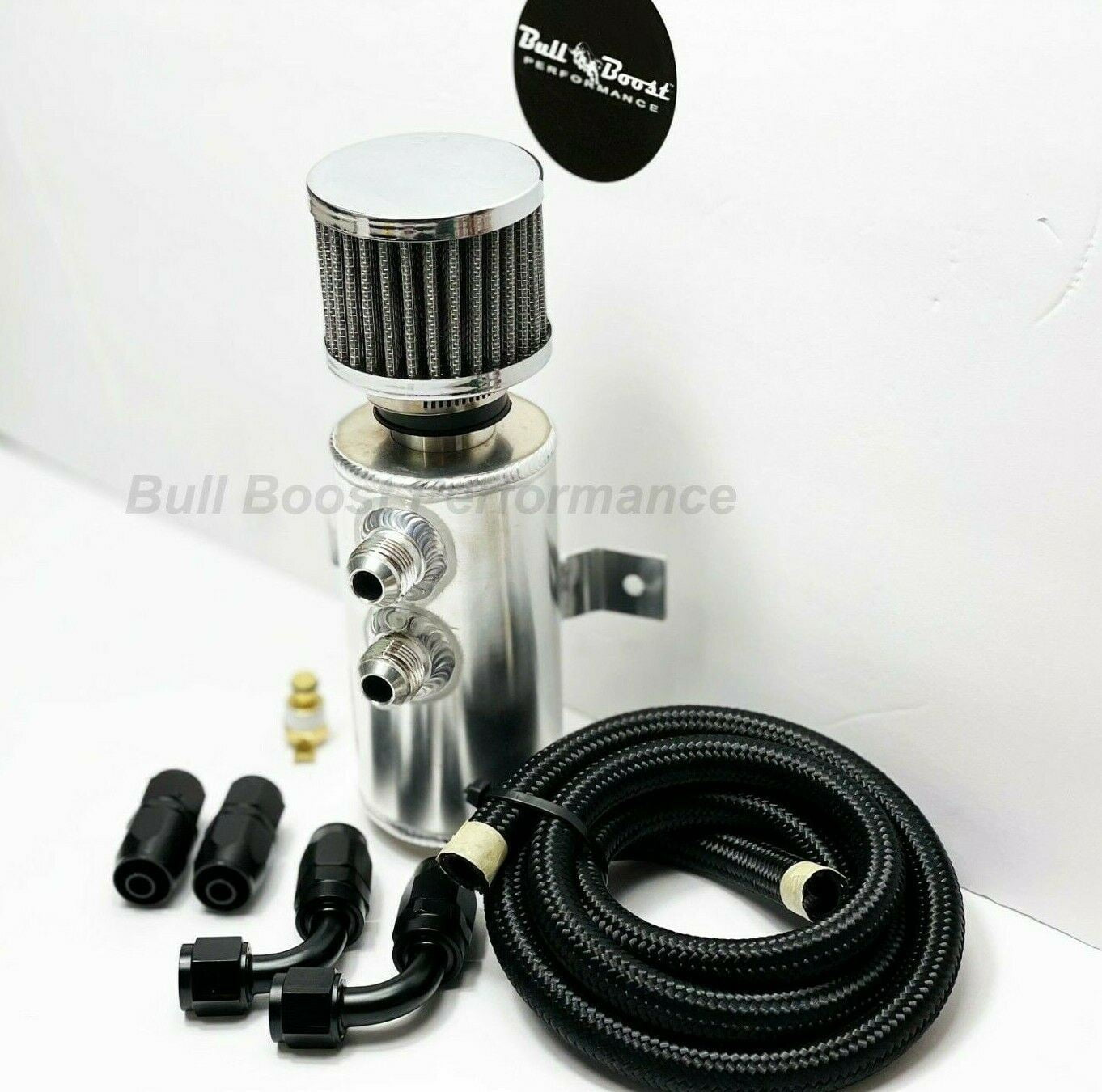 Quick Vent Oil Catch Can Hoses & Fittings Kit K Series K20 K24 10AN ...