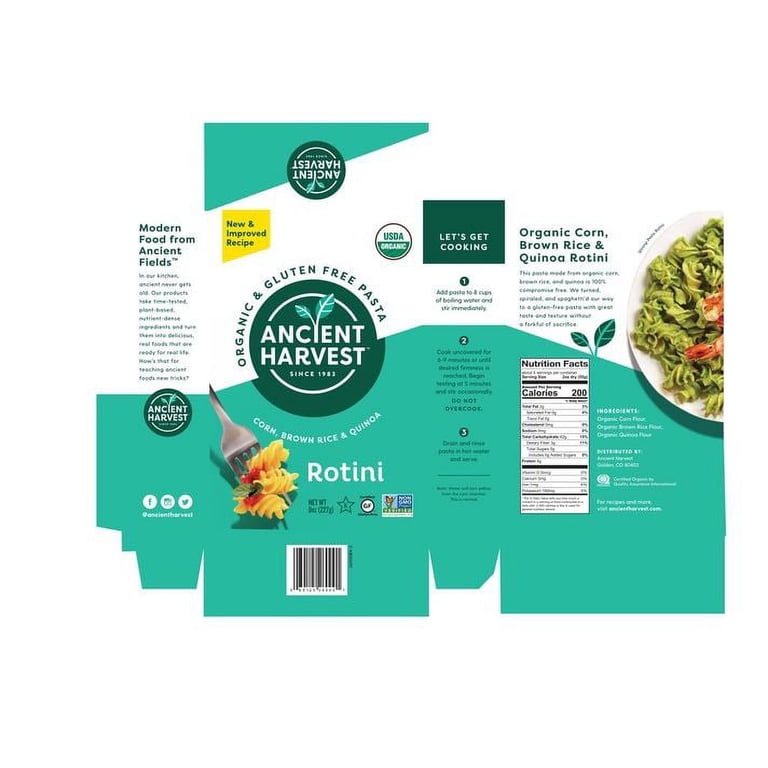 Organic Quinoa Spaghetti Wheat Free Ancient Harvest Organic Quinoa ...