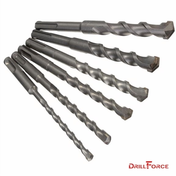 1-1/4" x 12" SDS Rotary Hammer Drill Bit, Carbide Tip, Masonry Drill ...