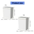Hygienic Automatic Lid Trash Can Flexible Usage Kitchen Trash Can for ...