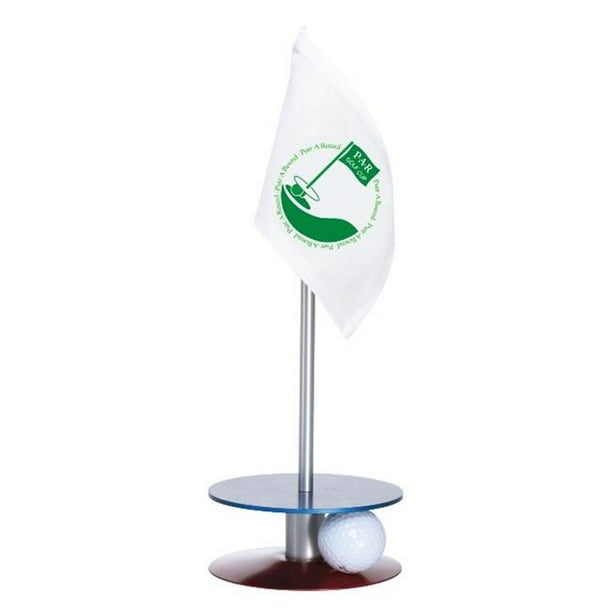 Anne Stone Golf Putt-A-Round Putting Aid PAR Logo Flag, Blue And Red ...