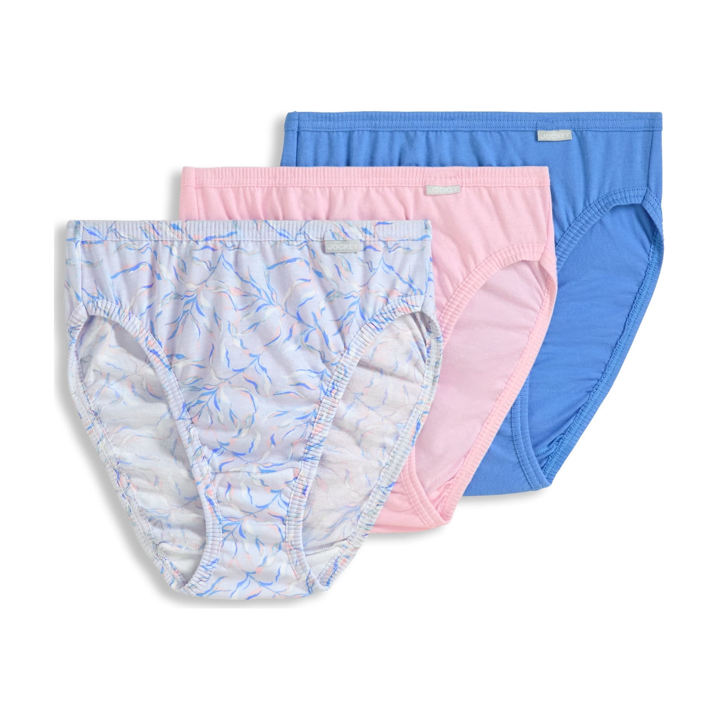 Jockey Women's 100% Cotton Elance French Cut - 3 Pack - Walmart.ca