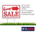 NEXT LEVEL SIGNS | Garage Sale Yard Signs | Double Sided 24 W x 18 H ...