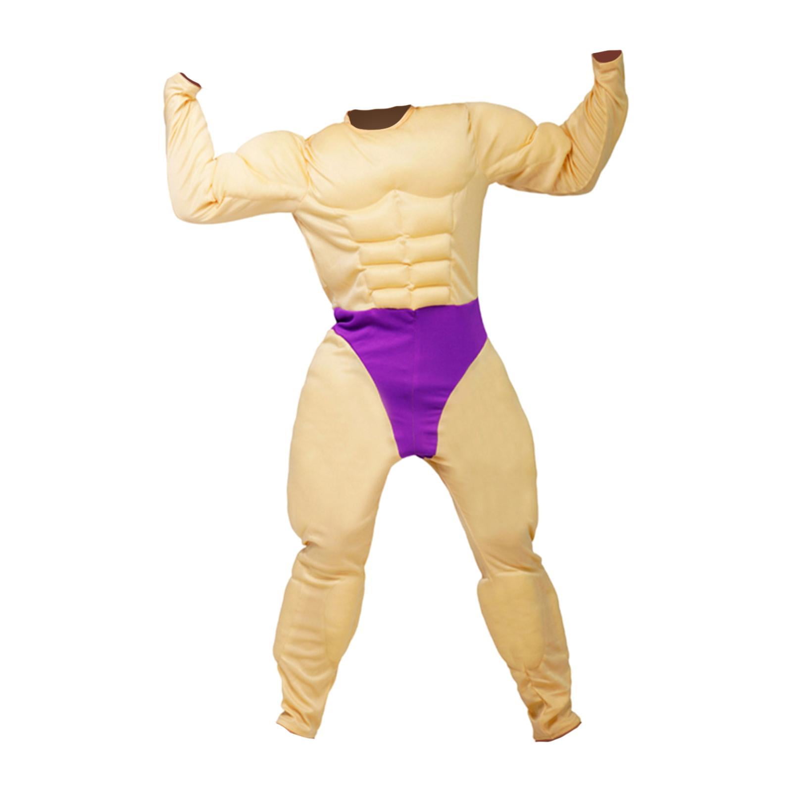 Disfraz de mono musculoso, traje musculoso acolchado, disfraz de ...
