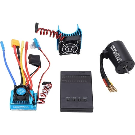 RC Car Brushless Motor Combo 3650 3600KV Motor 120A ESC Programming ...