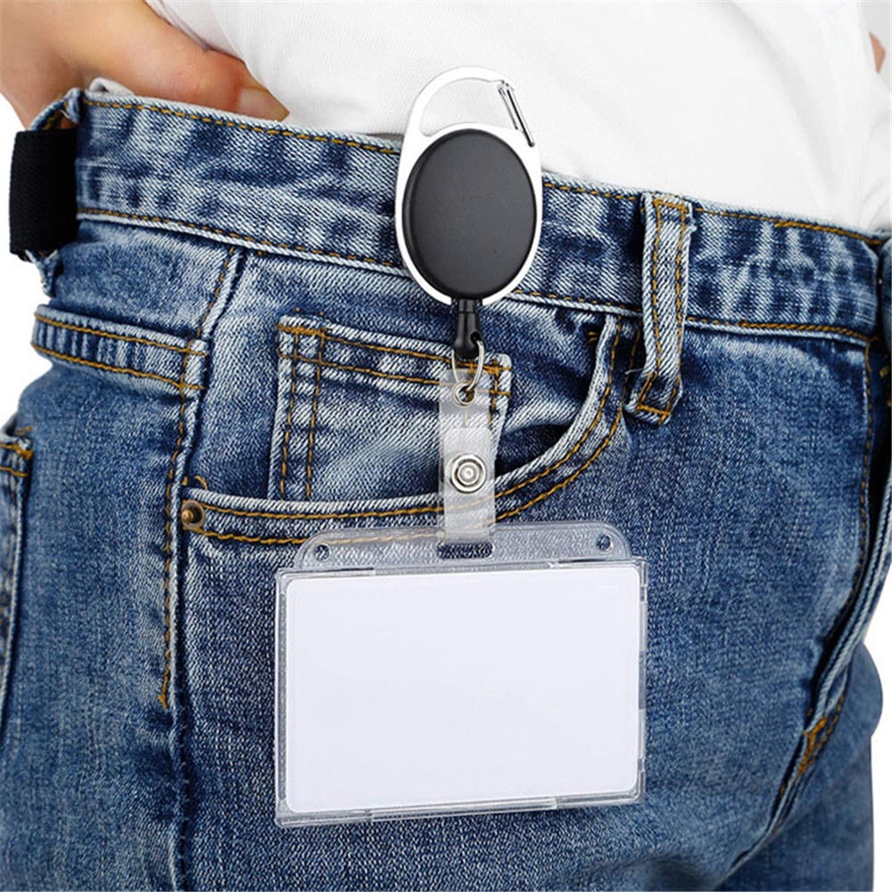 Buy Disgod Finger Press Push Slot Staff Pass Access Card Cover ID Name ...