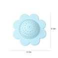 PUIYRBS Tub Strainer Hair Catcher Drains Protector Flower Shape Drains ...