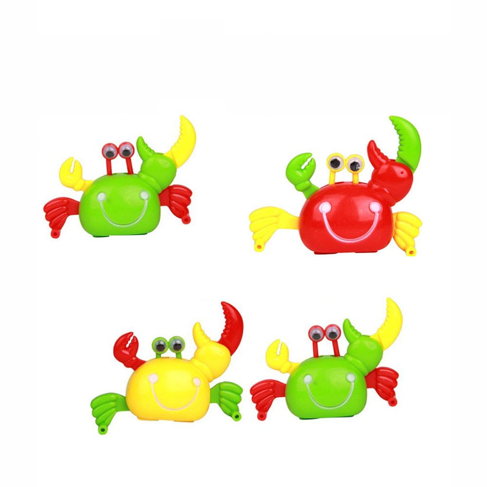 Click here for Chuank 4pcs Cartoon Wind-Up Crabs Toy Funny Plasti... prices