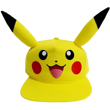 Pokemon Pikachu Big Face with Ears Kids Snapback Hat - Walmart.ca