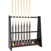 Miumaeov 6 Sticks Pool Wall Mounted Rack Billiard Cue Holder Horizontal ...