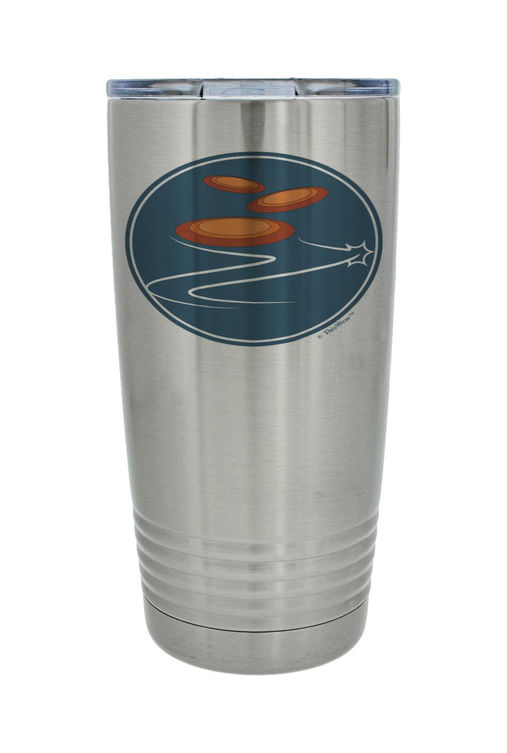 ThisWear Disc Golf Themed Gifts Disc Golf Course Themed 20oz Stainless ...